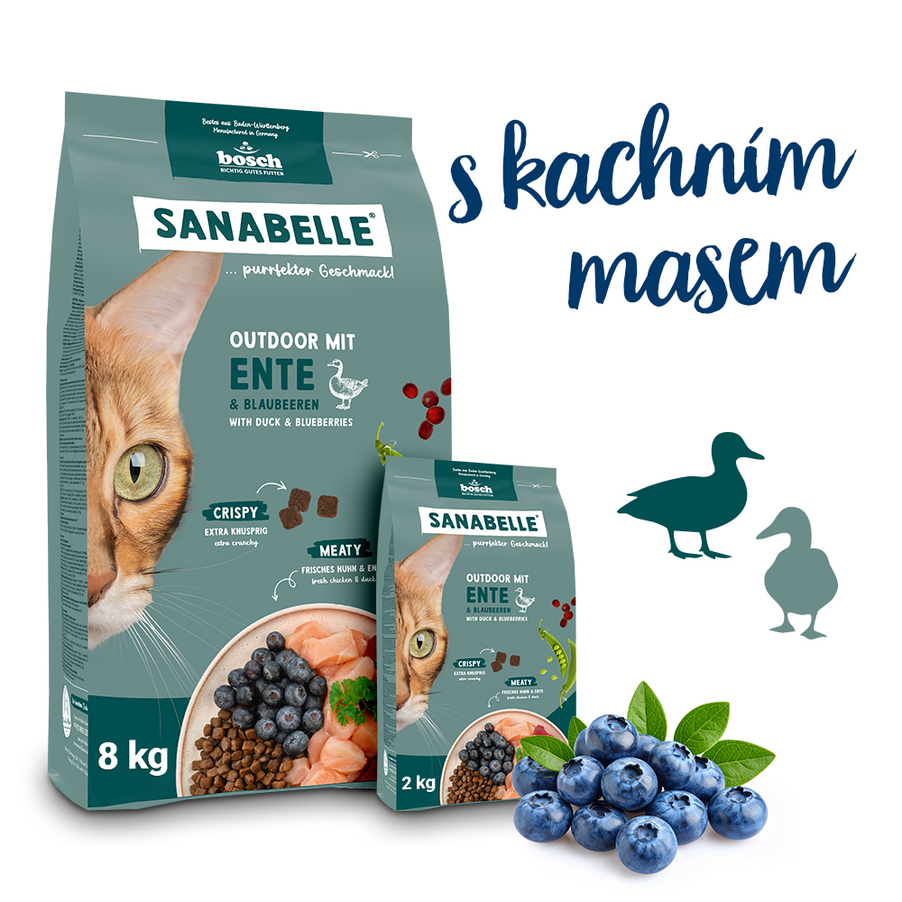 Bosch Cat Sanabelle Outdoor Duck 10 kg | profizoo.cz